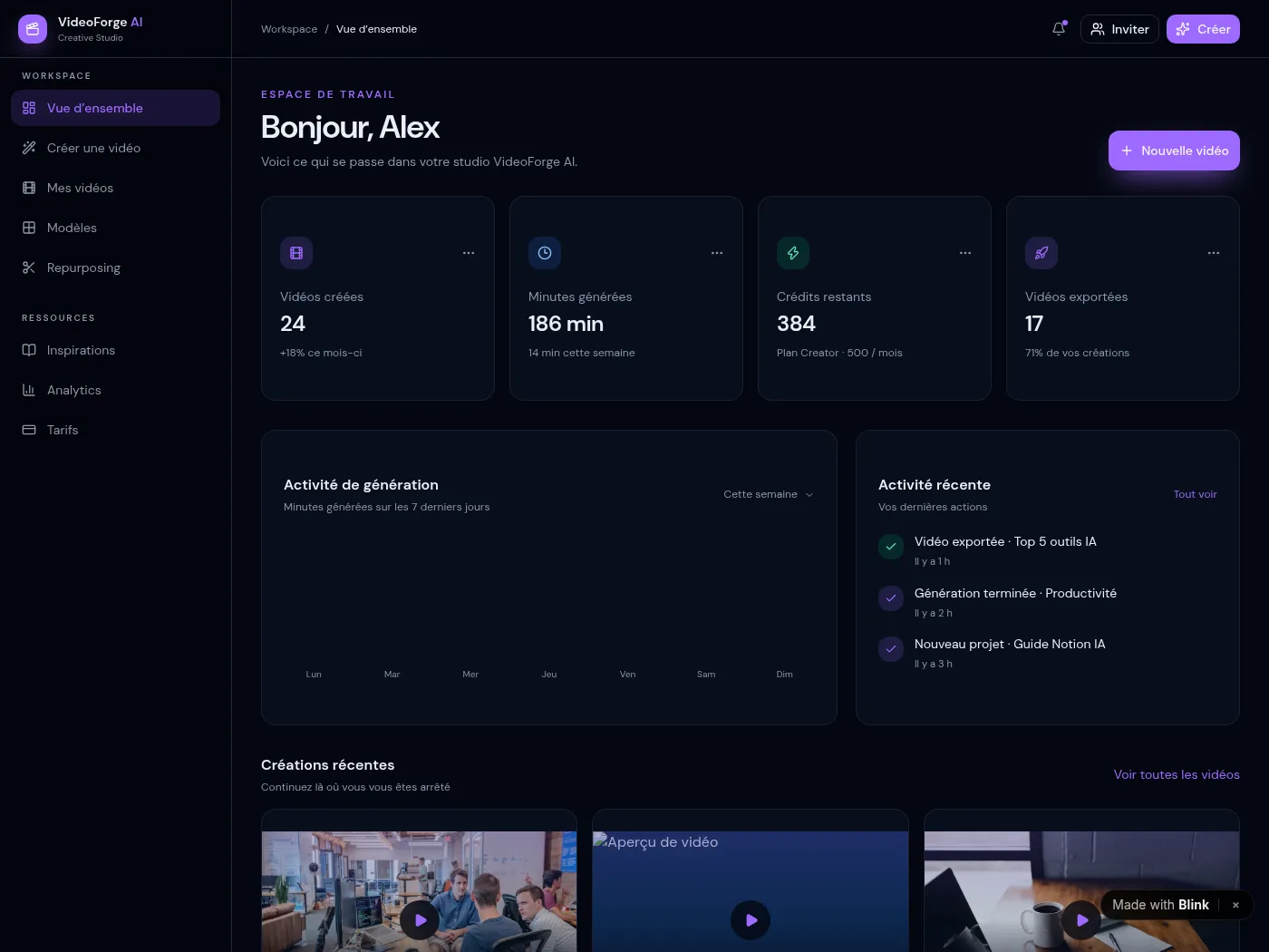 VideoForge AI Studio
