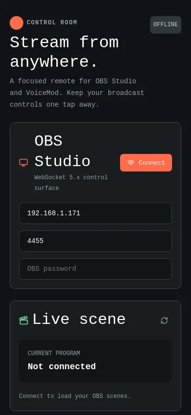 OBS & VoiceMOD Controller