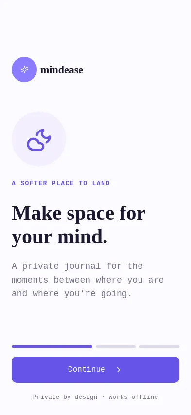MindEase Premium Journal