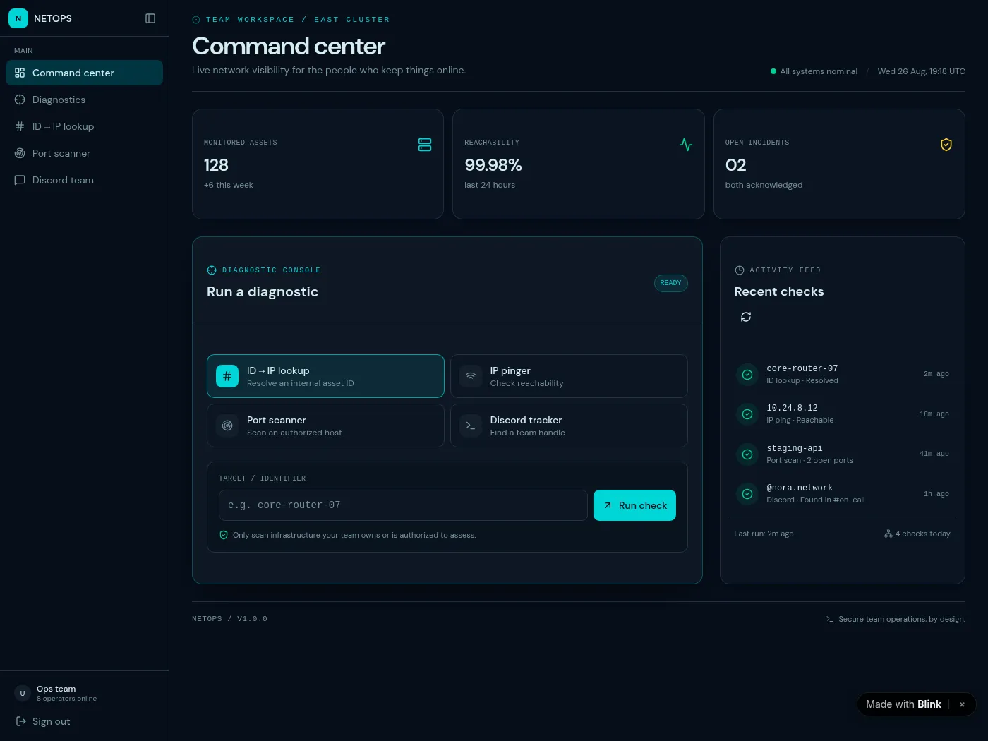 NetOps Command Center