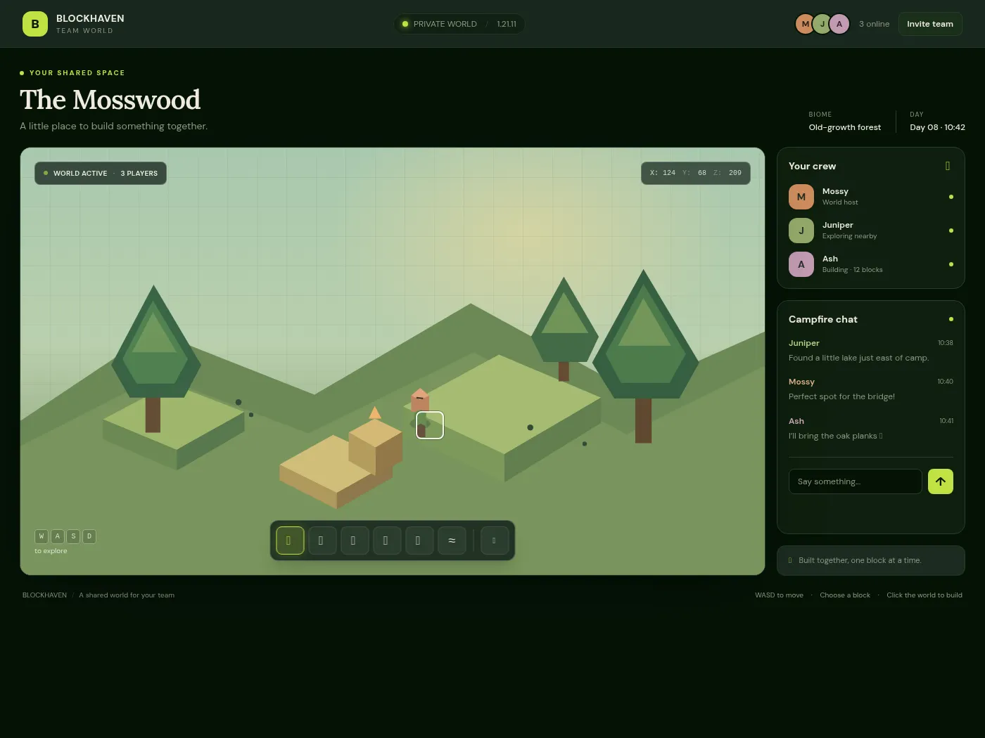 Minecraft Web Client