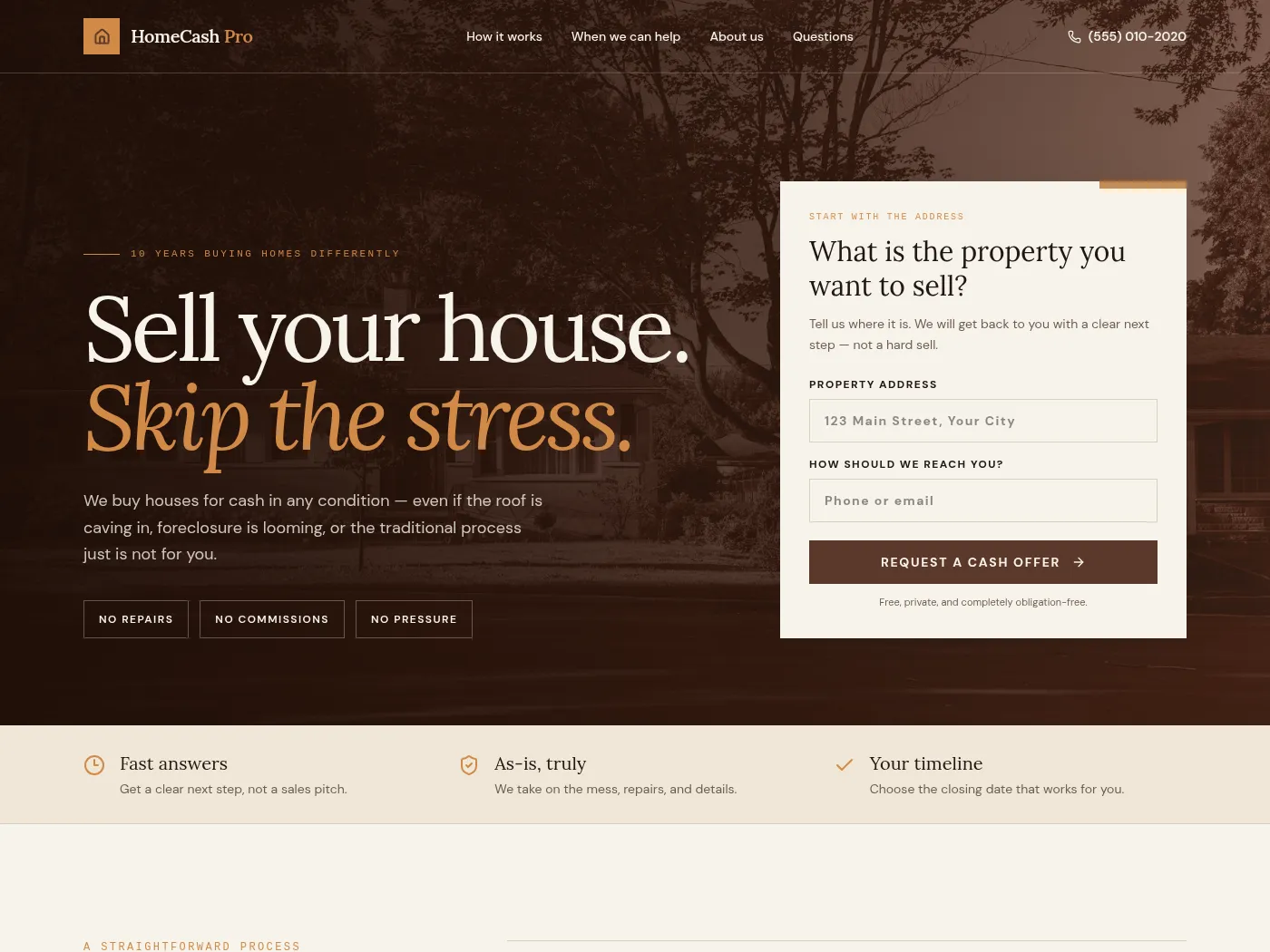 HomeCash Pro Site
