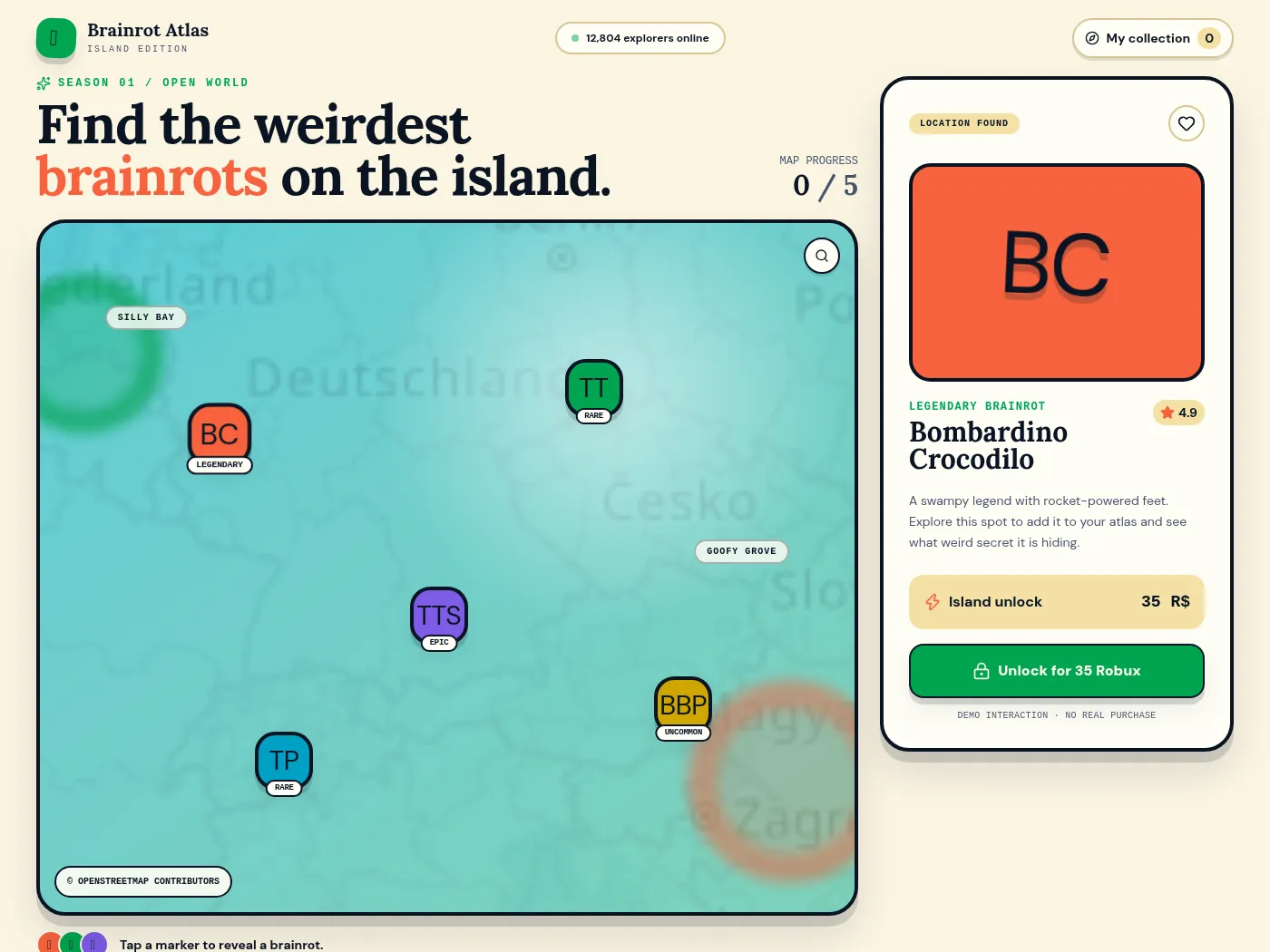 Brainrot Map Adventure