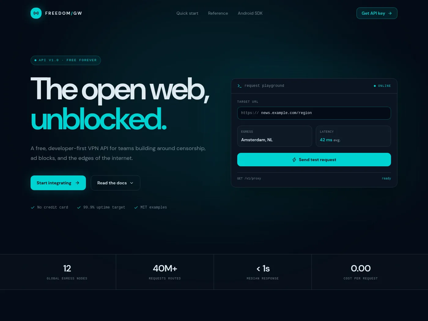 Freedom API Gateway