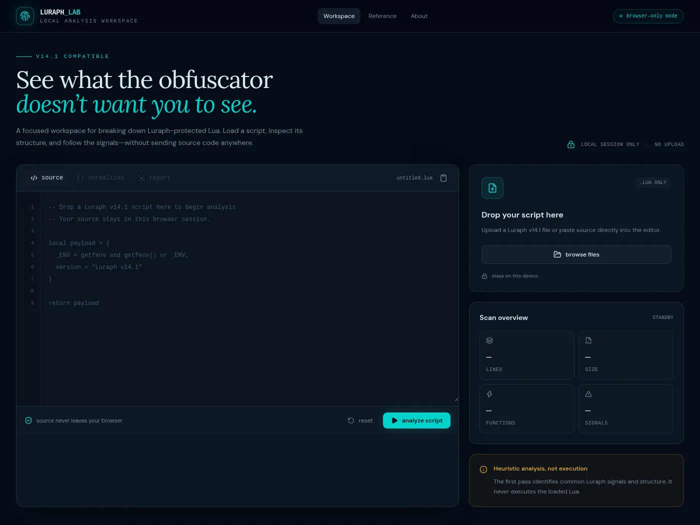 Luraph Deobfuscator Web