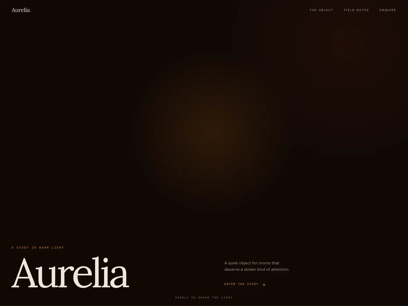 Cinematic 3D Web Experience
