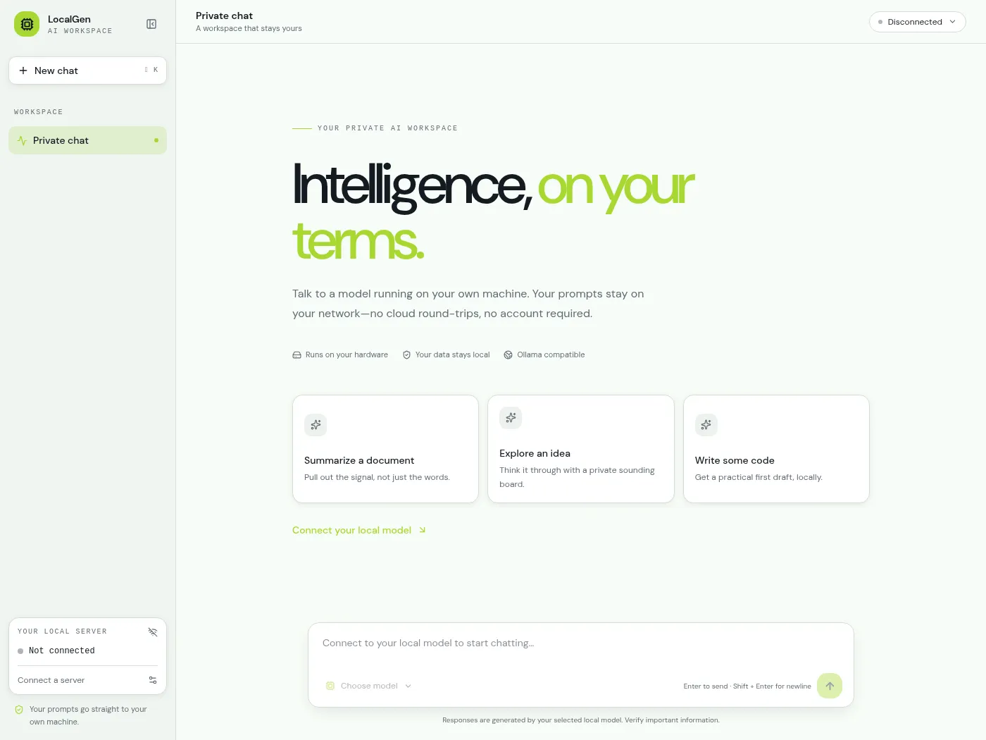 LocalGen AI Hub