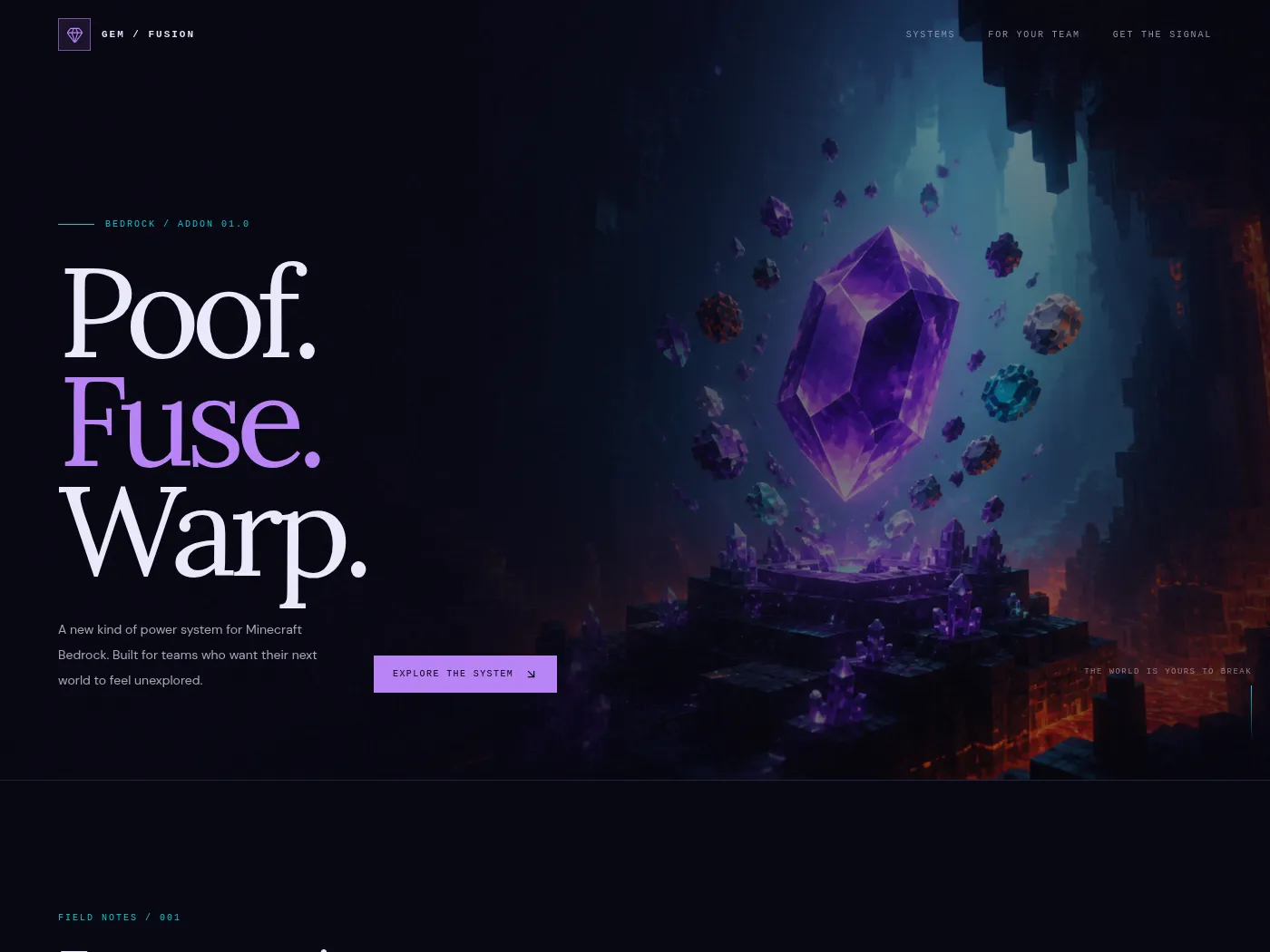 Gem Fusion Addon