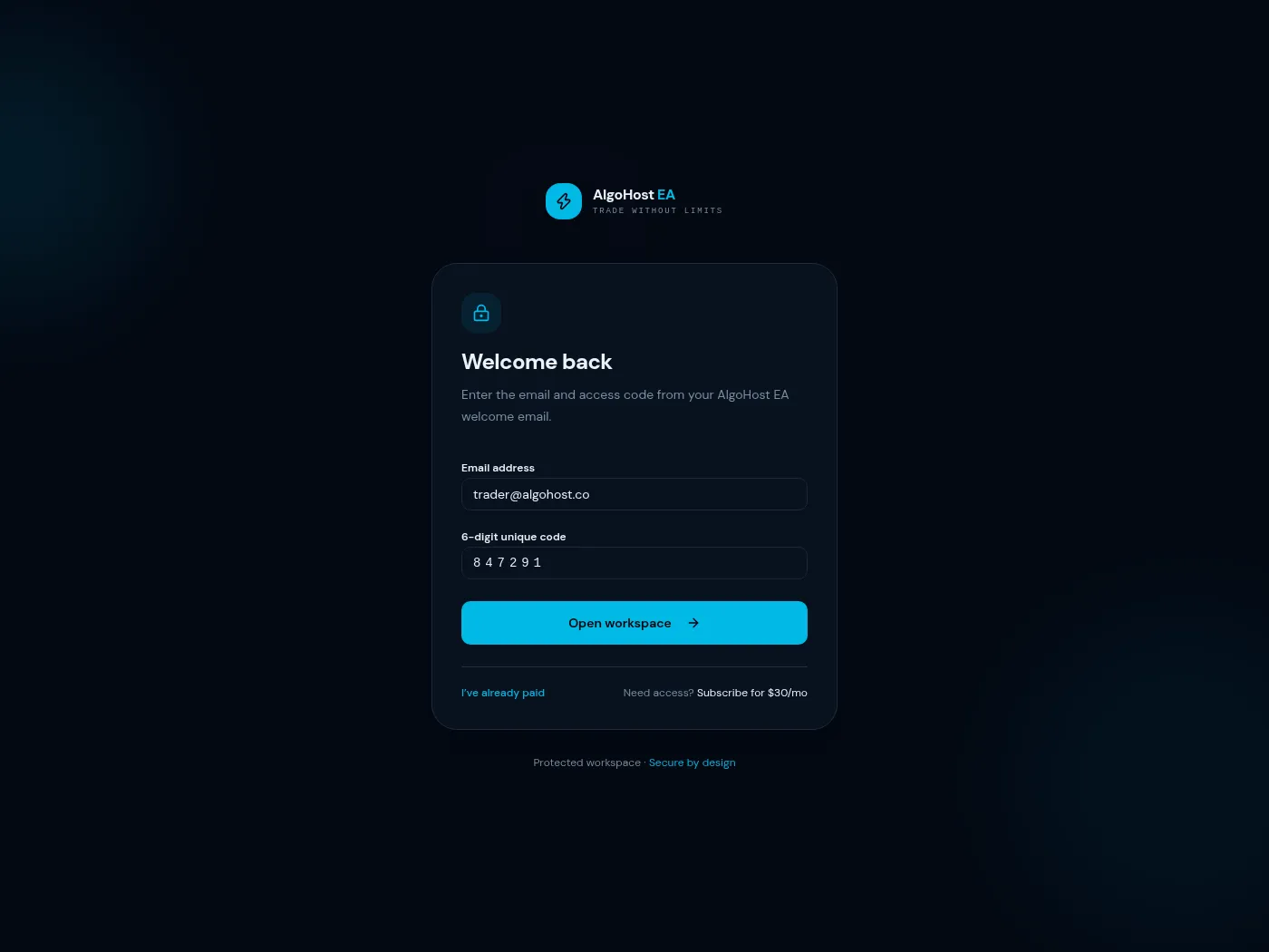 AlgoHost EA