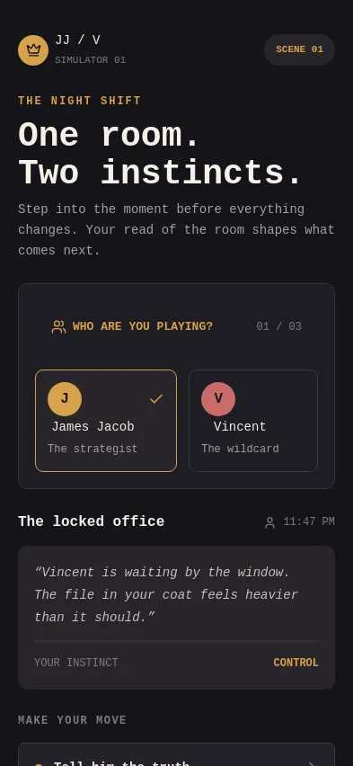 JJ & Vincent Simulator