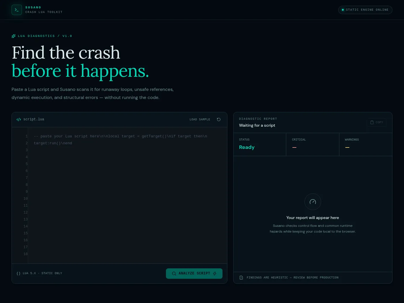 Susano Crash Lua Toolkit