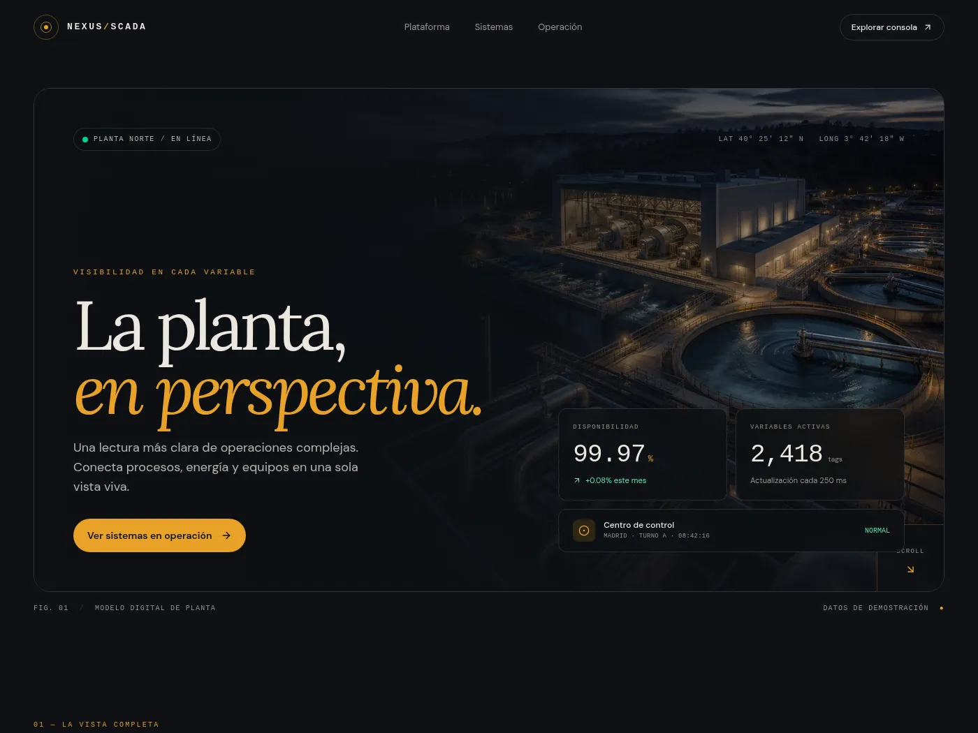 SCADA 3D Animated Portal
