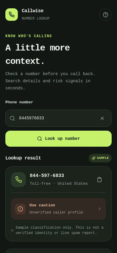 Number Lookup Lite