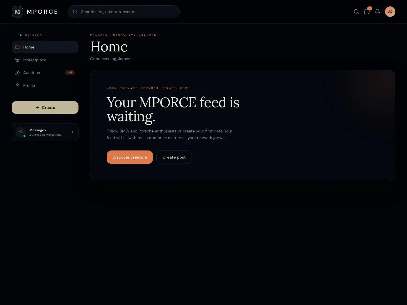 MPORCE Auto Elite Network