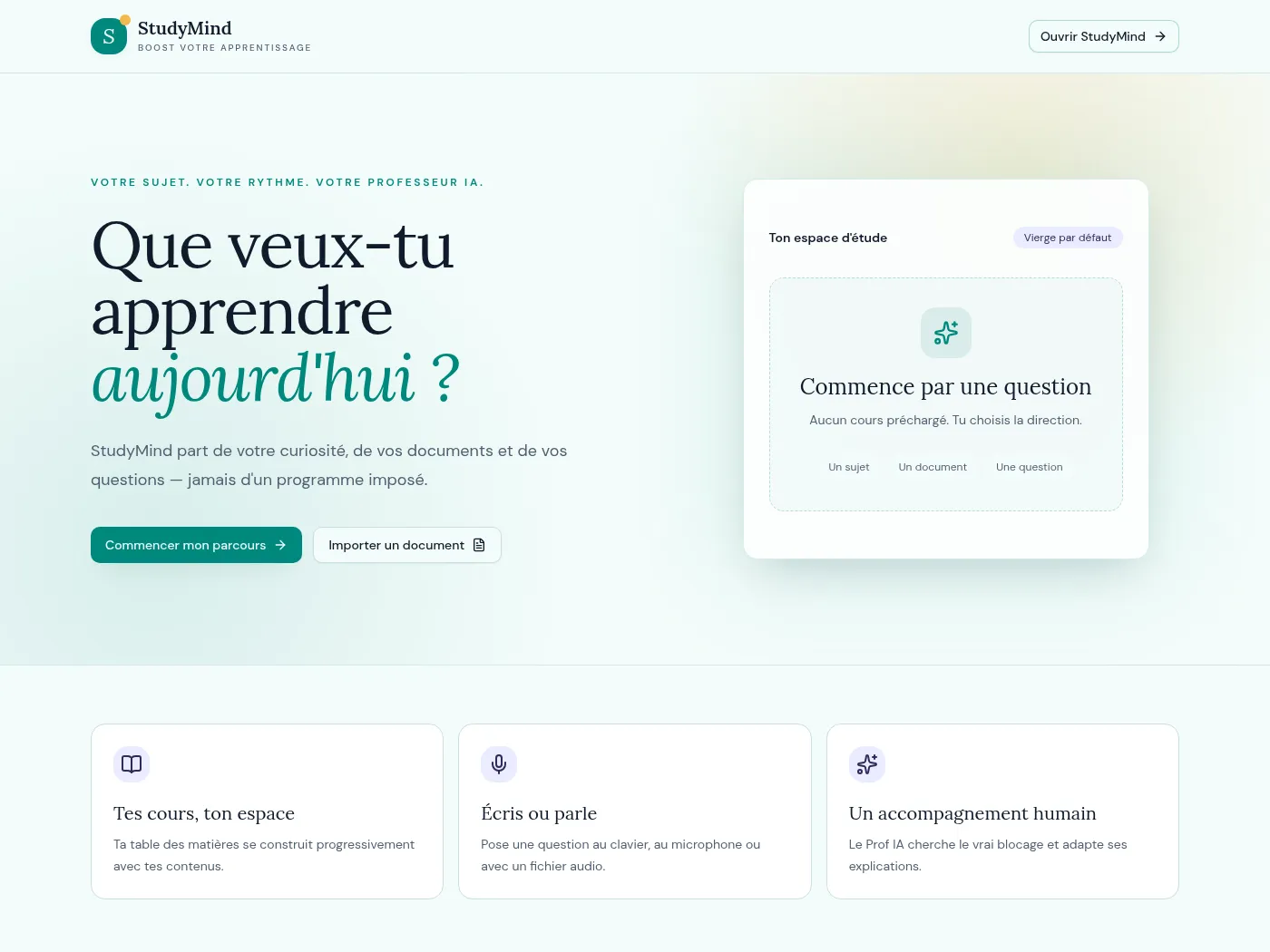 StudyMind AI Platform