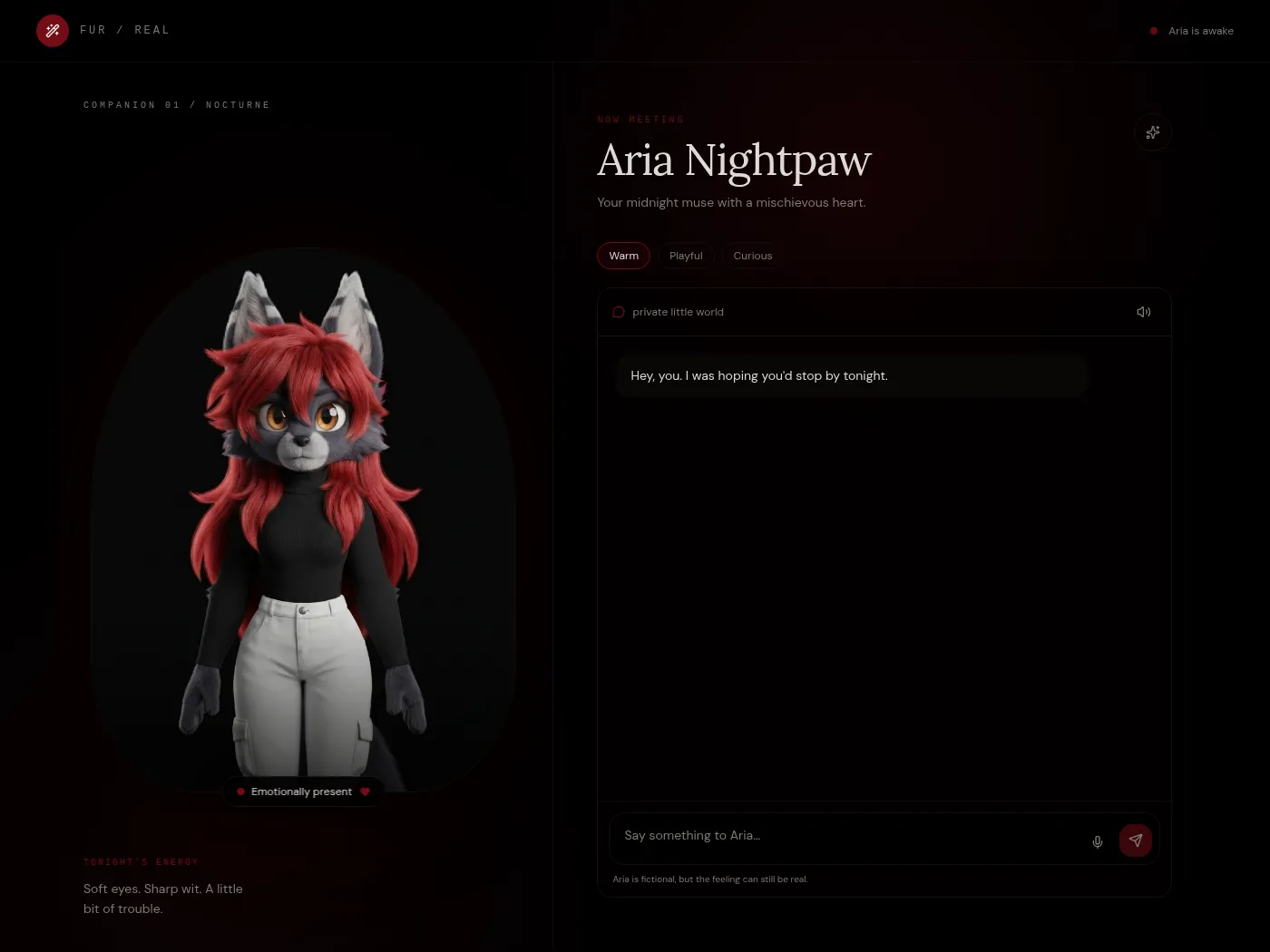 Furry Girlfriend AI Companion