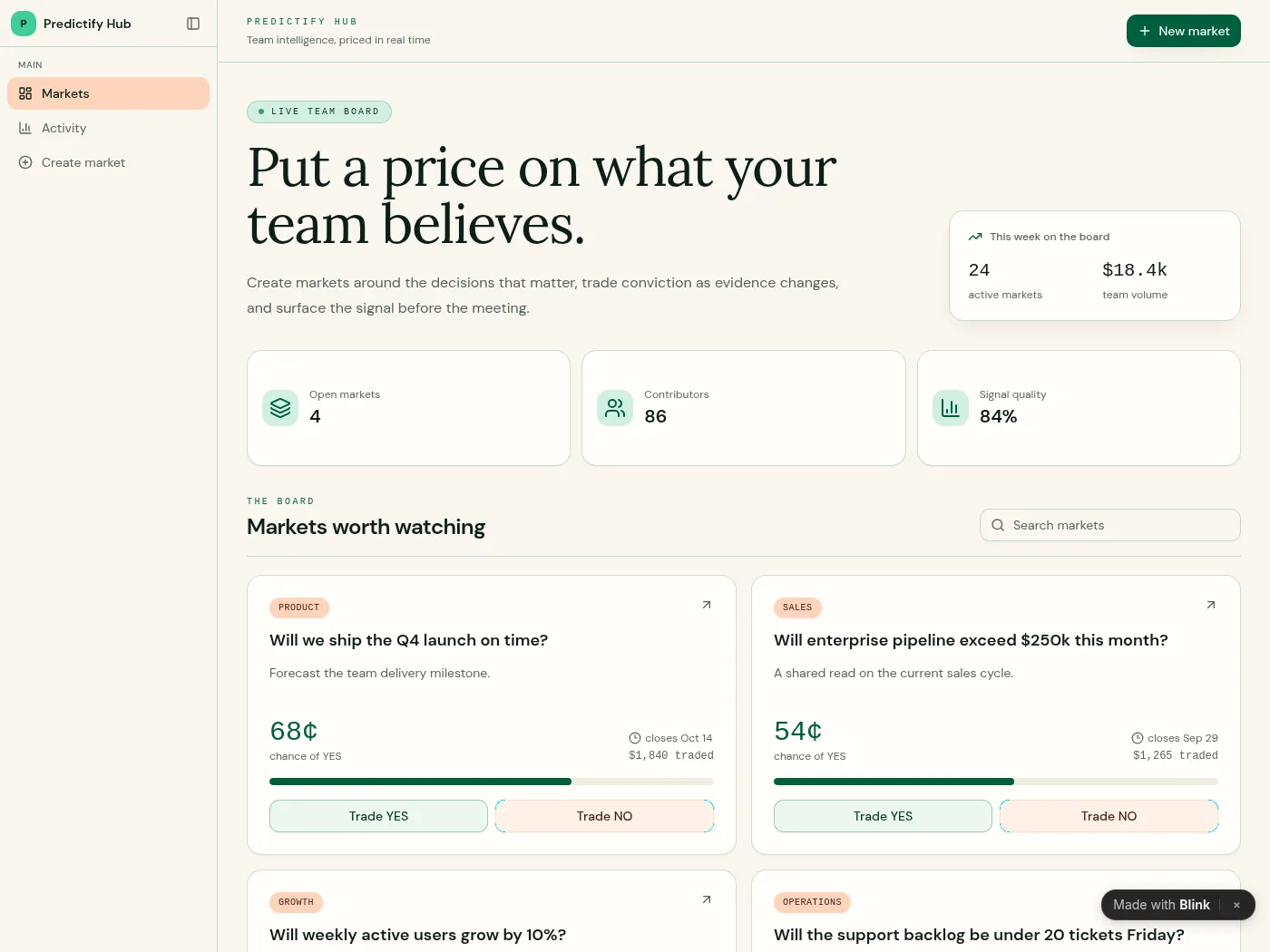 Predictify Hub