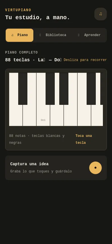 Piano studio