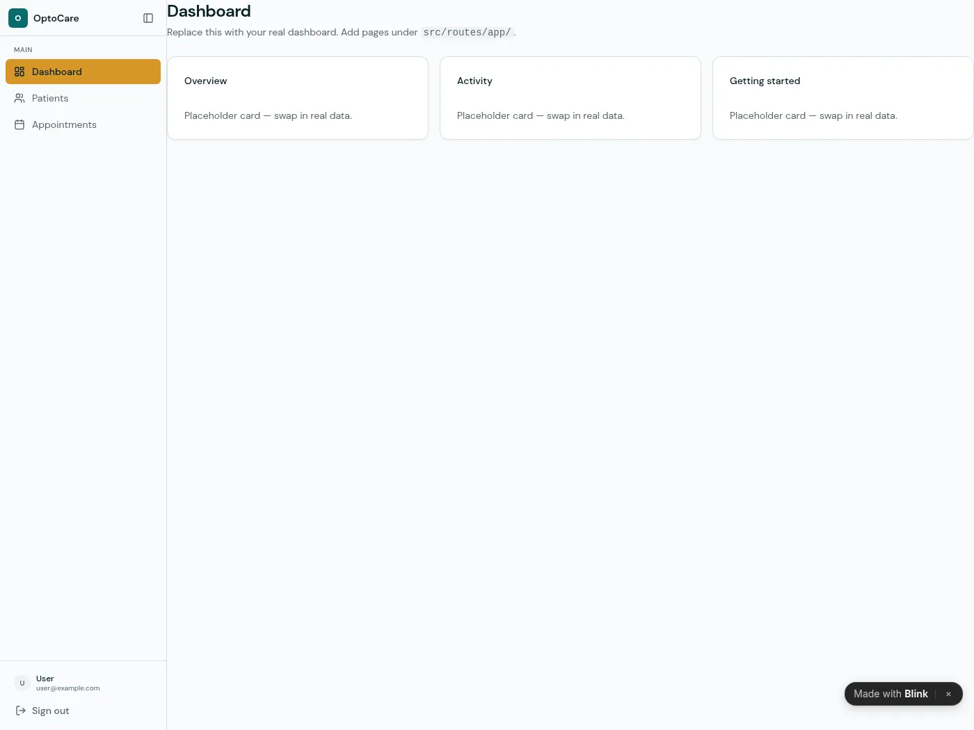 OptoCare Scheduler