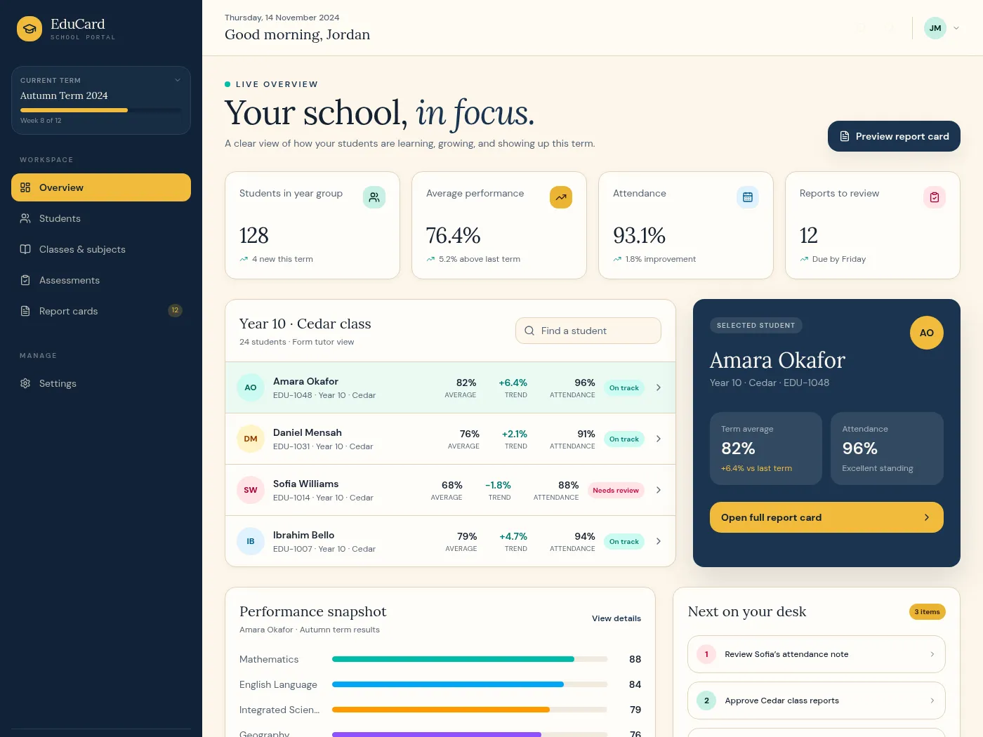 EduCard Portal