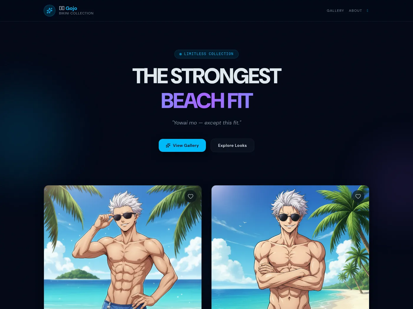 Gojo Bikini Showcase