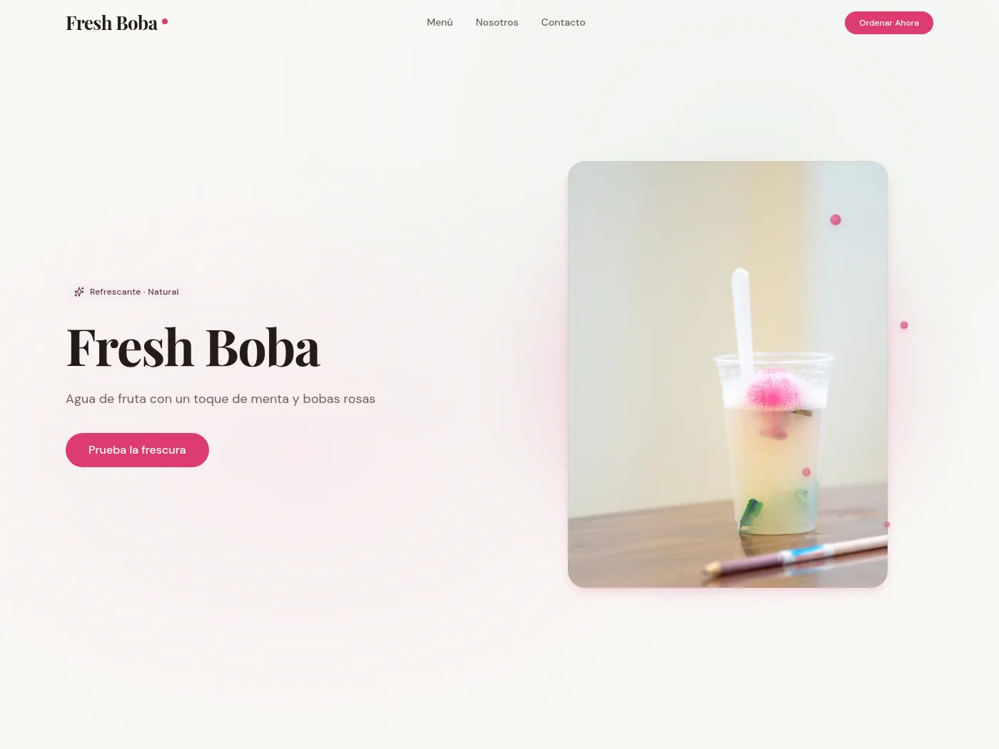 Fresh Boba Splash