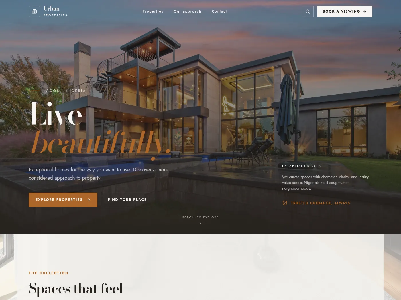 Urban Properties Web Hub