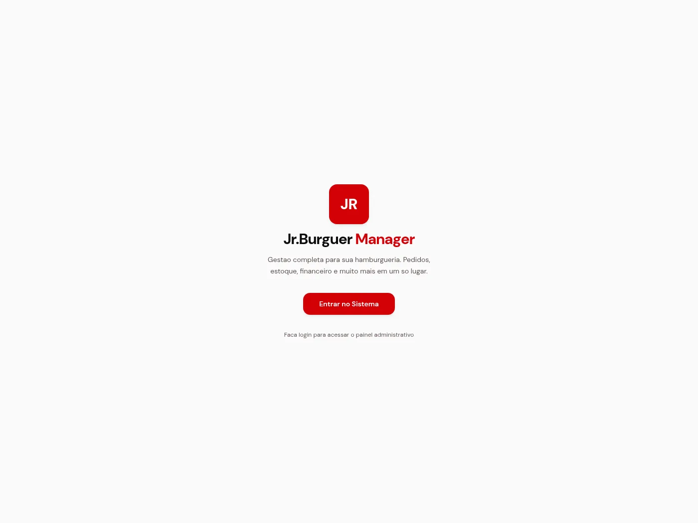 Jr.Burguer Manager