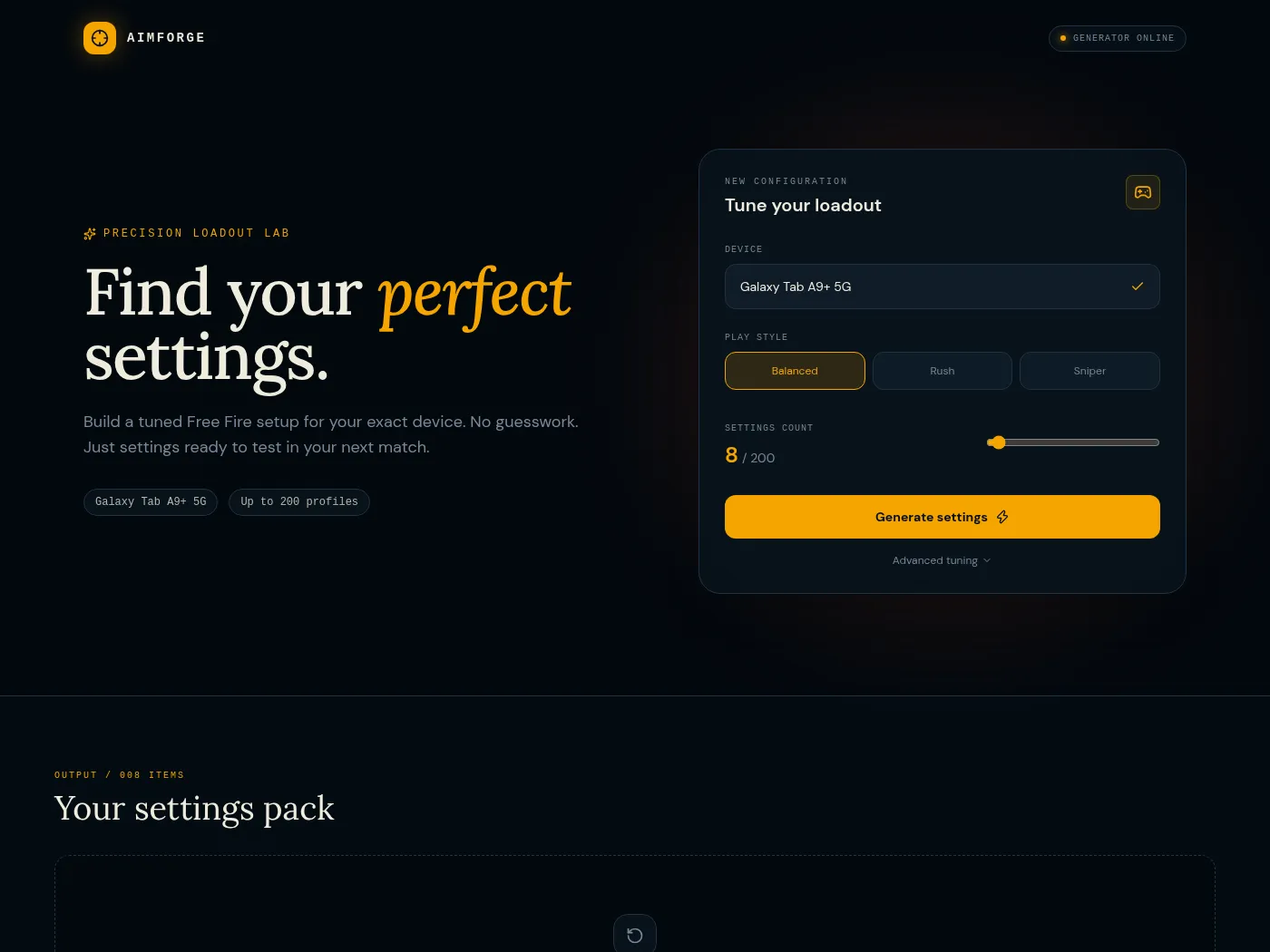 Free Fire Settings Booster