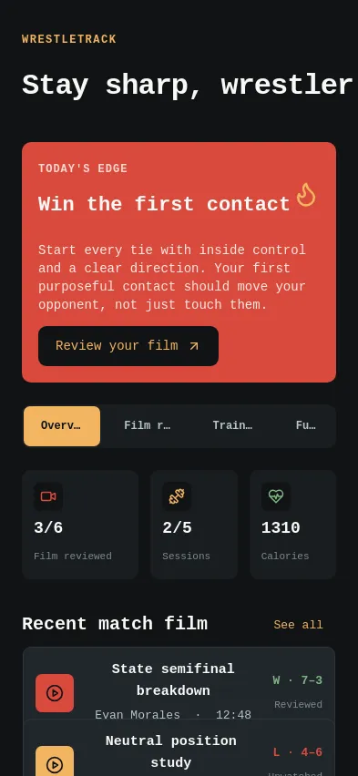 WrestleTrack Mobile