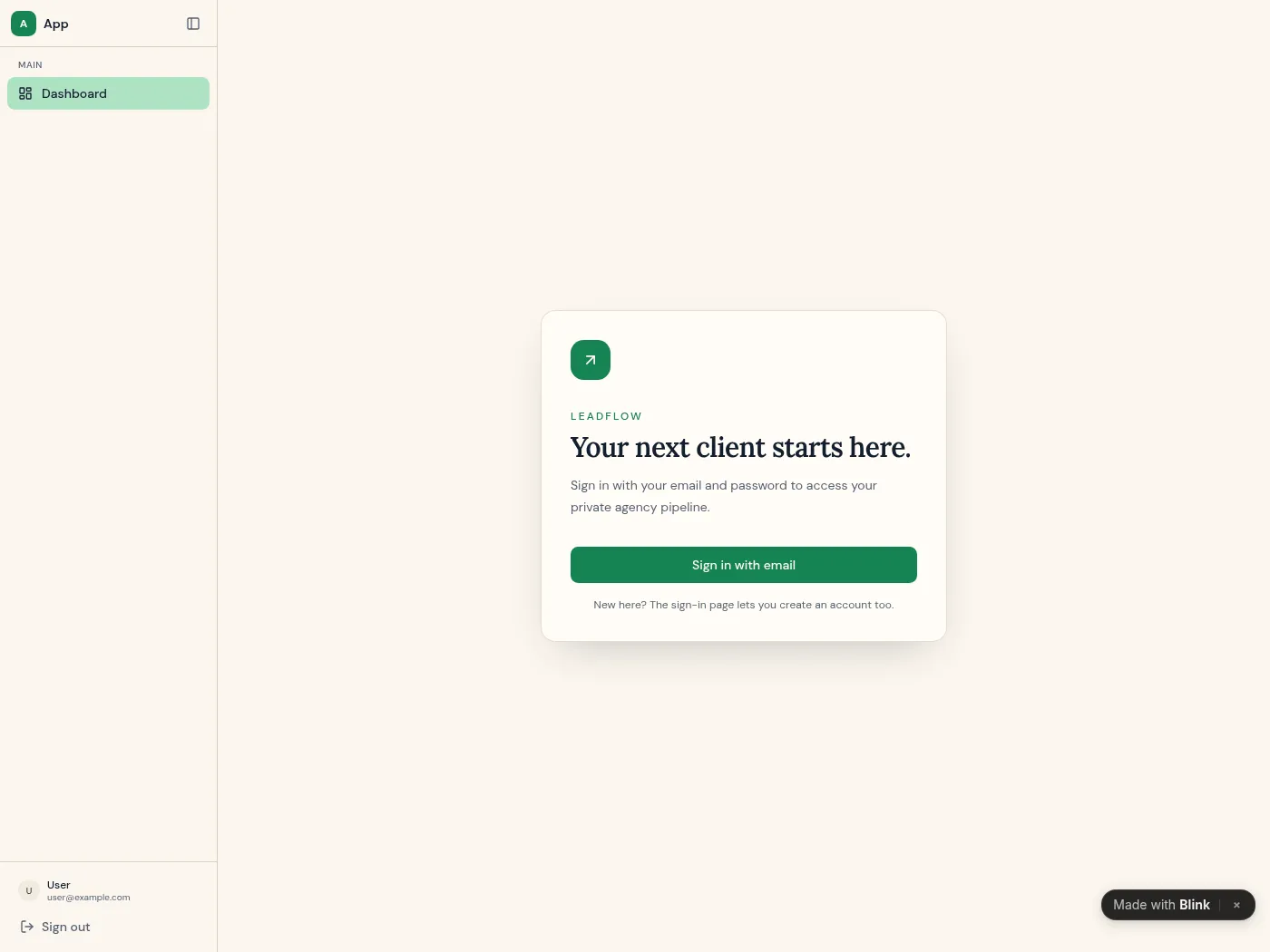 Agency Lead Tracker