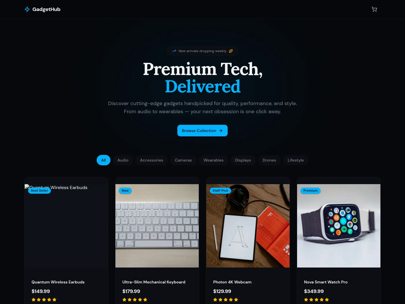 GadgetHub Storefront