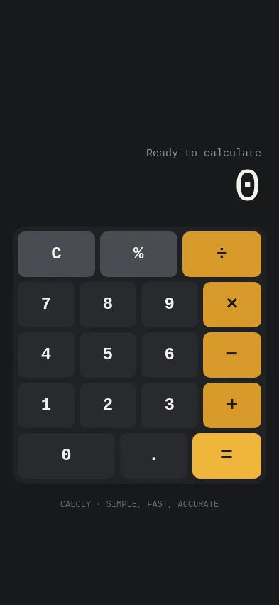 Calcly Android Calculator