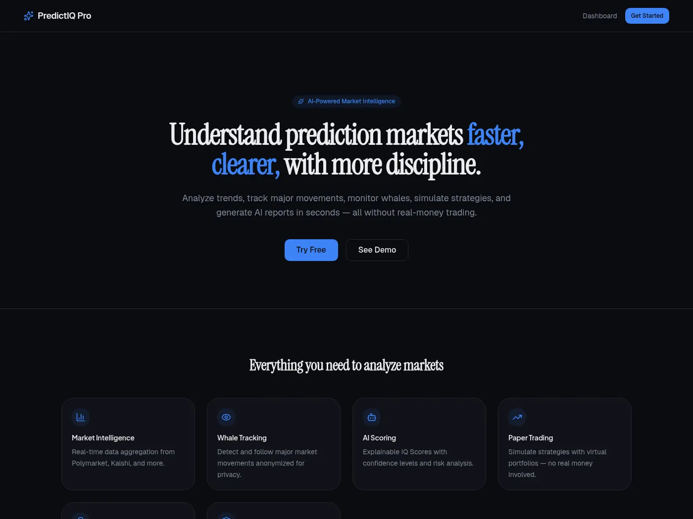 PredictIQ Pro Platform