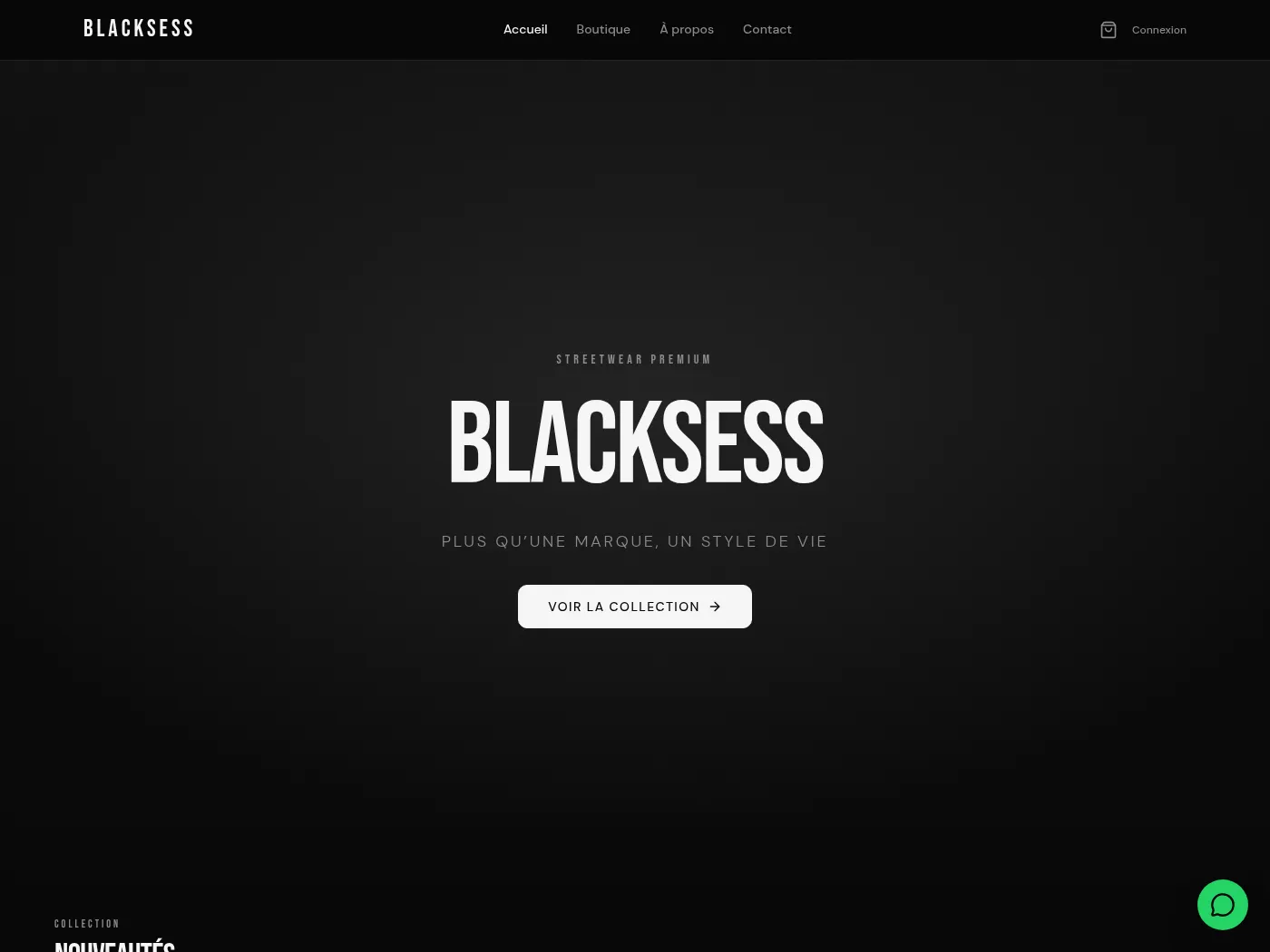 BLACKSESS Luxe E-Shop