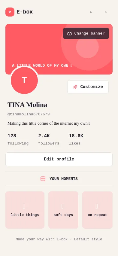 E-box Profile Creator