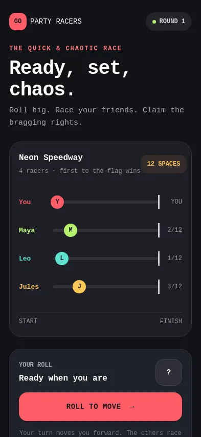 TikTok Party Race Game