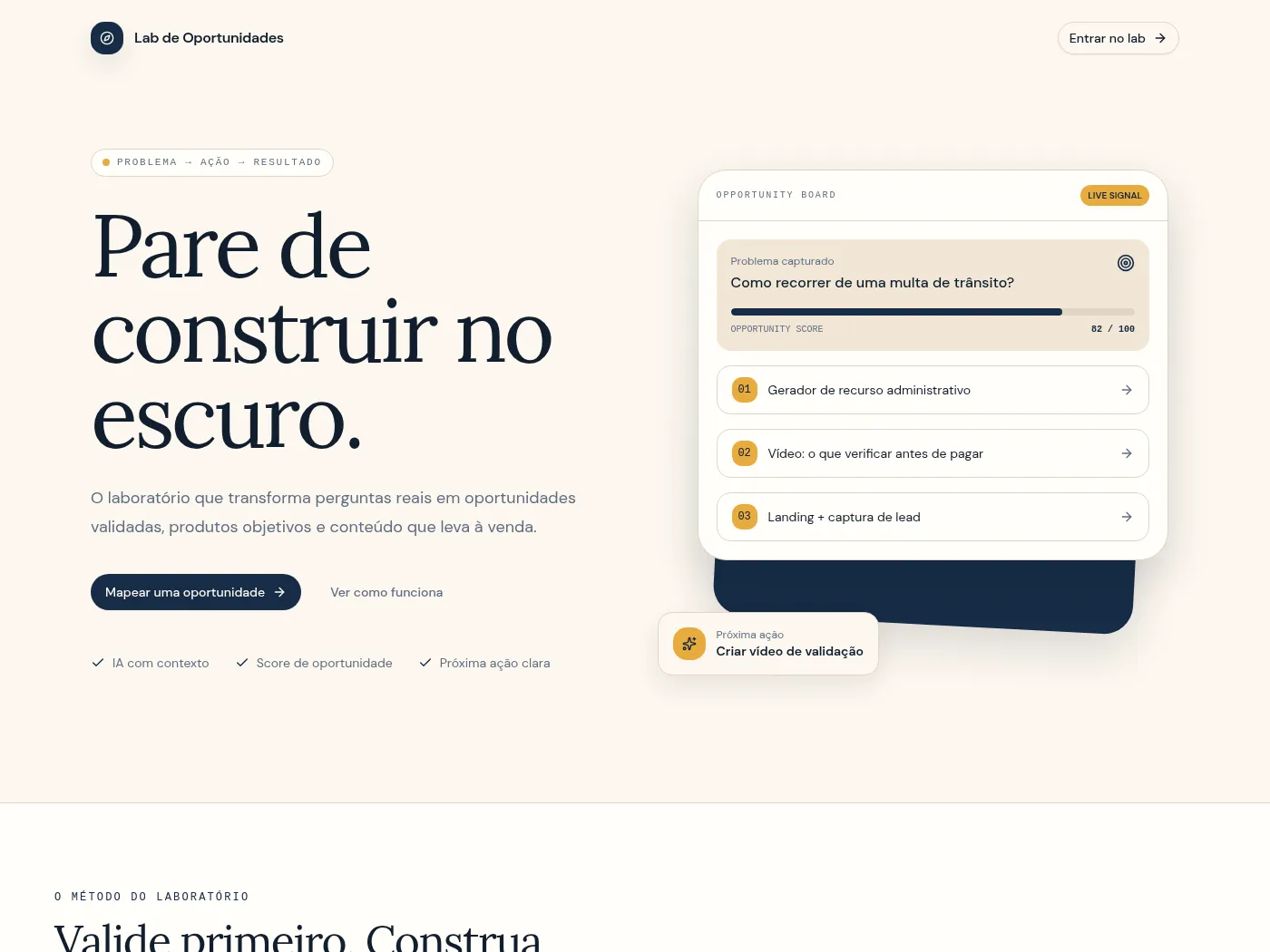 Lab de Oportunidades SaaS