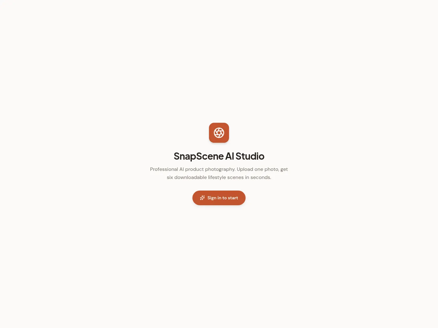 SnapScene AI Studio