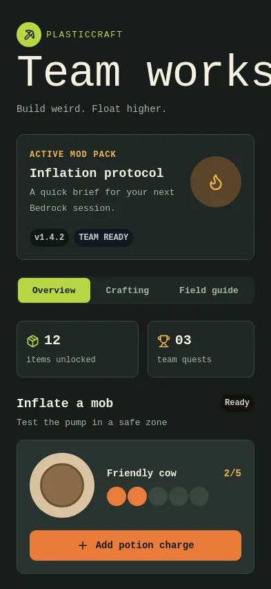 PlasticCraft Mobile Mod