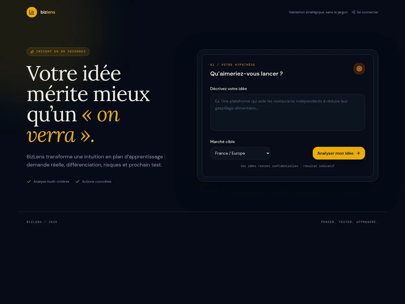Biz Idea Analyzer