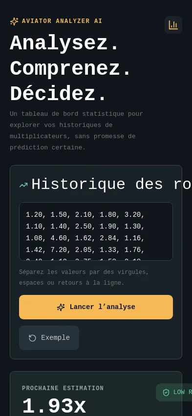 Aviator AI Analyzer
