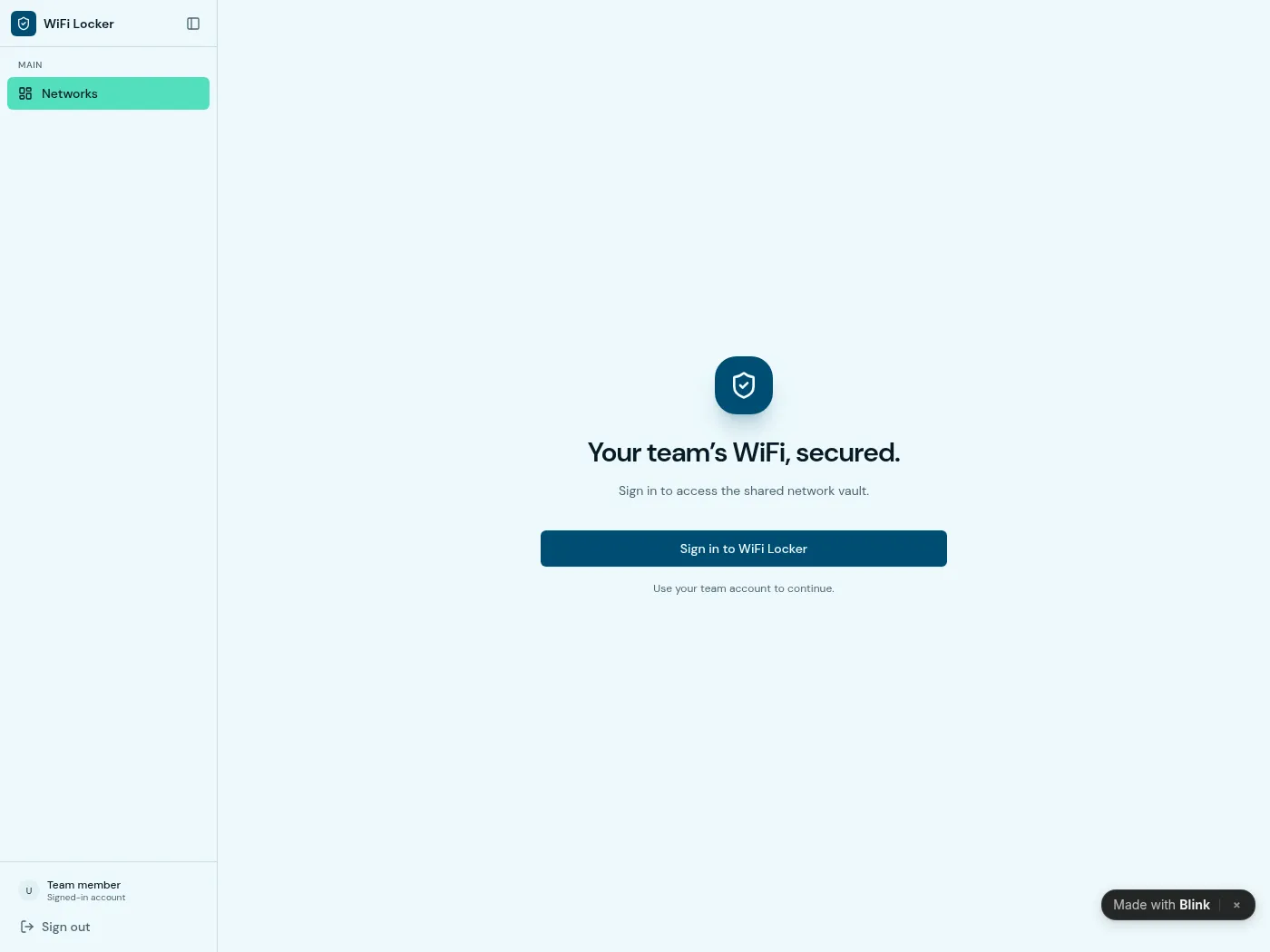 Team WiFi Locker