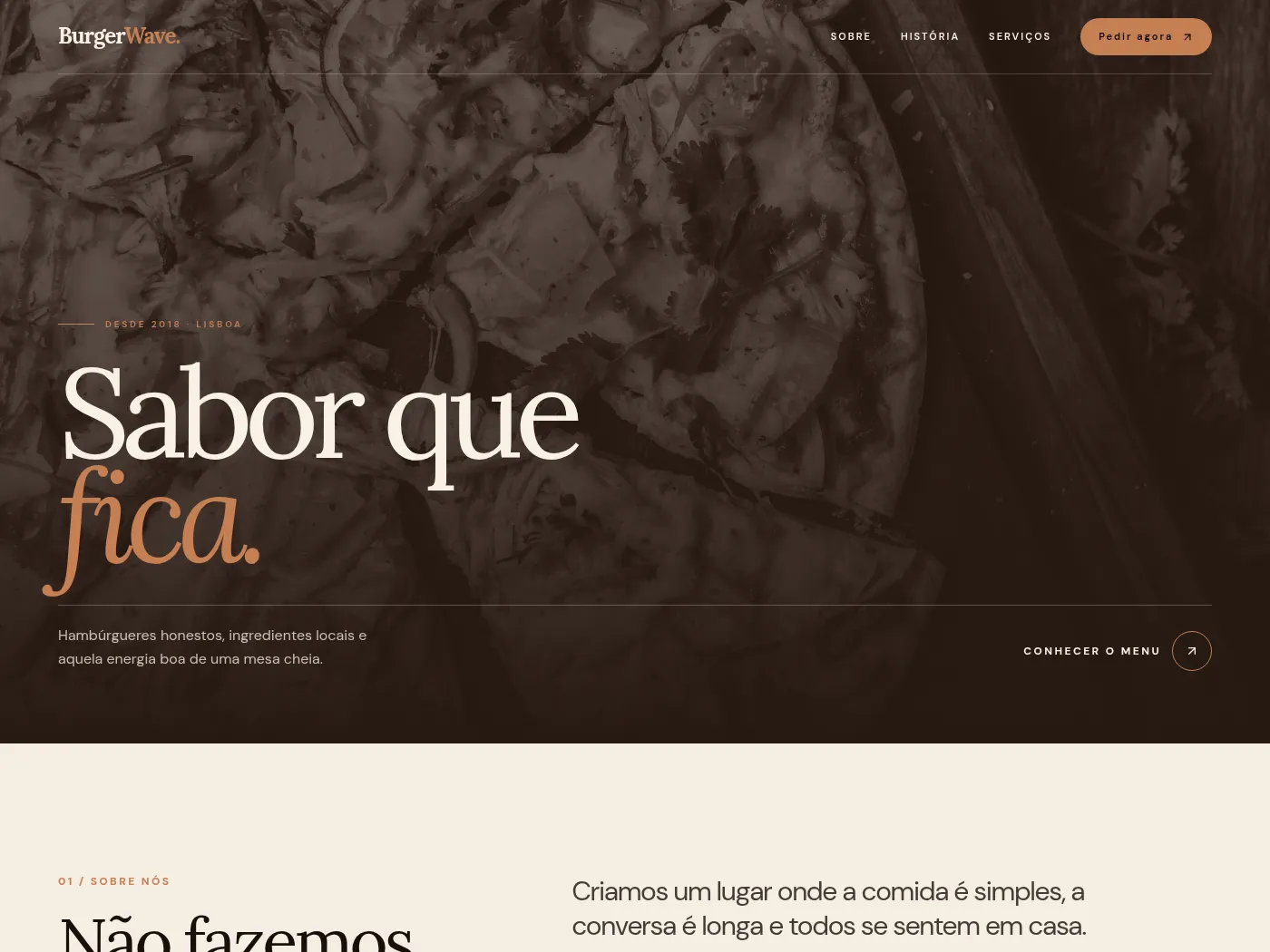 BurgerWave Landing Page