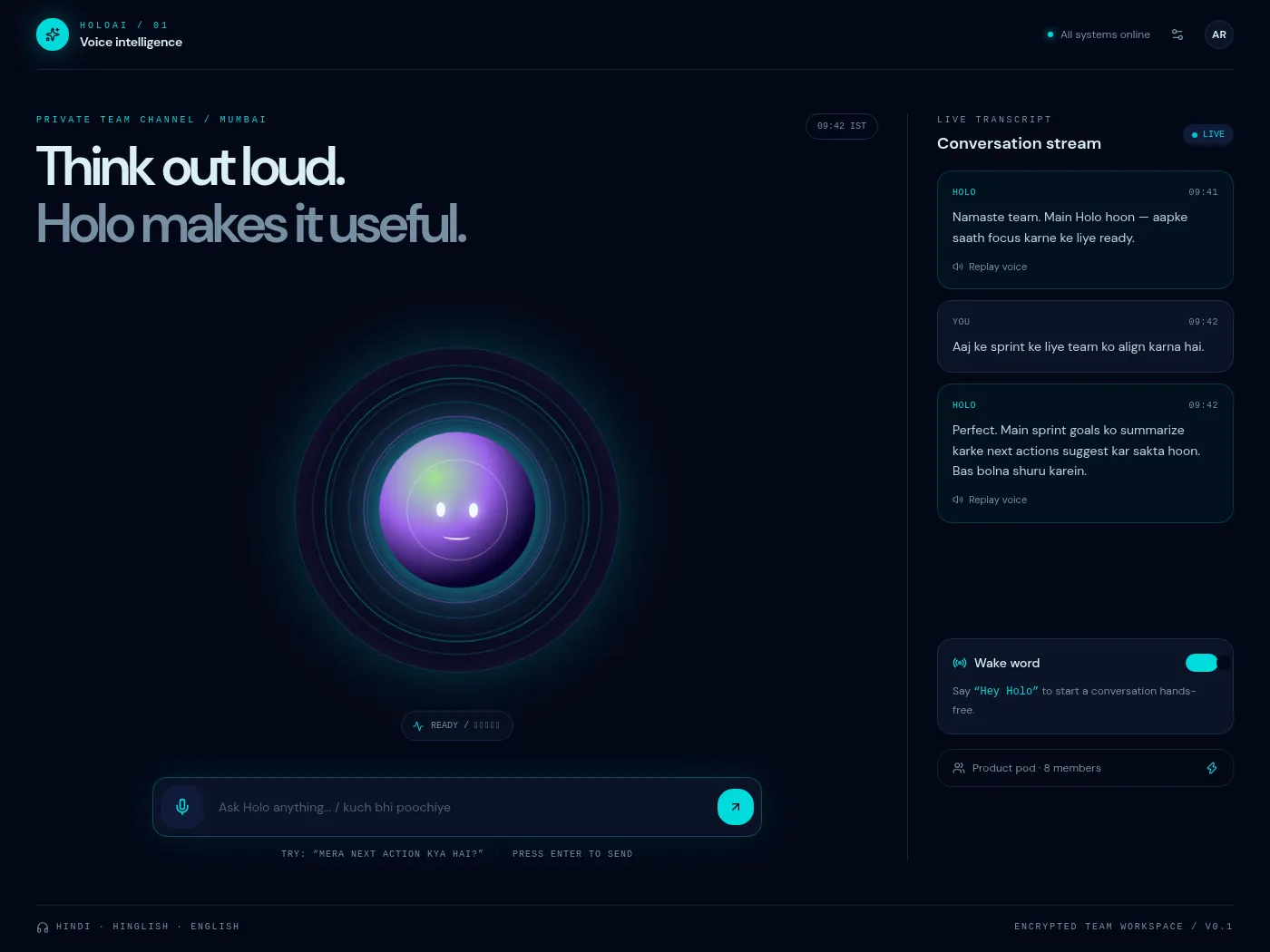 HoloAI Voice Assistant