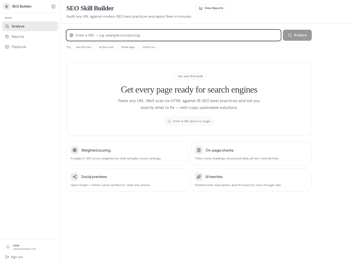 SEO Skill Builder