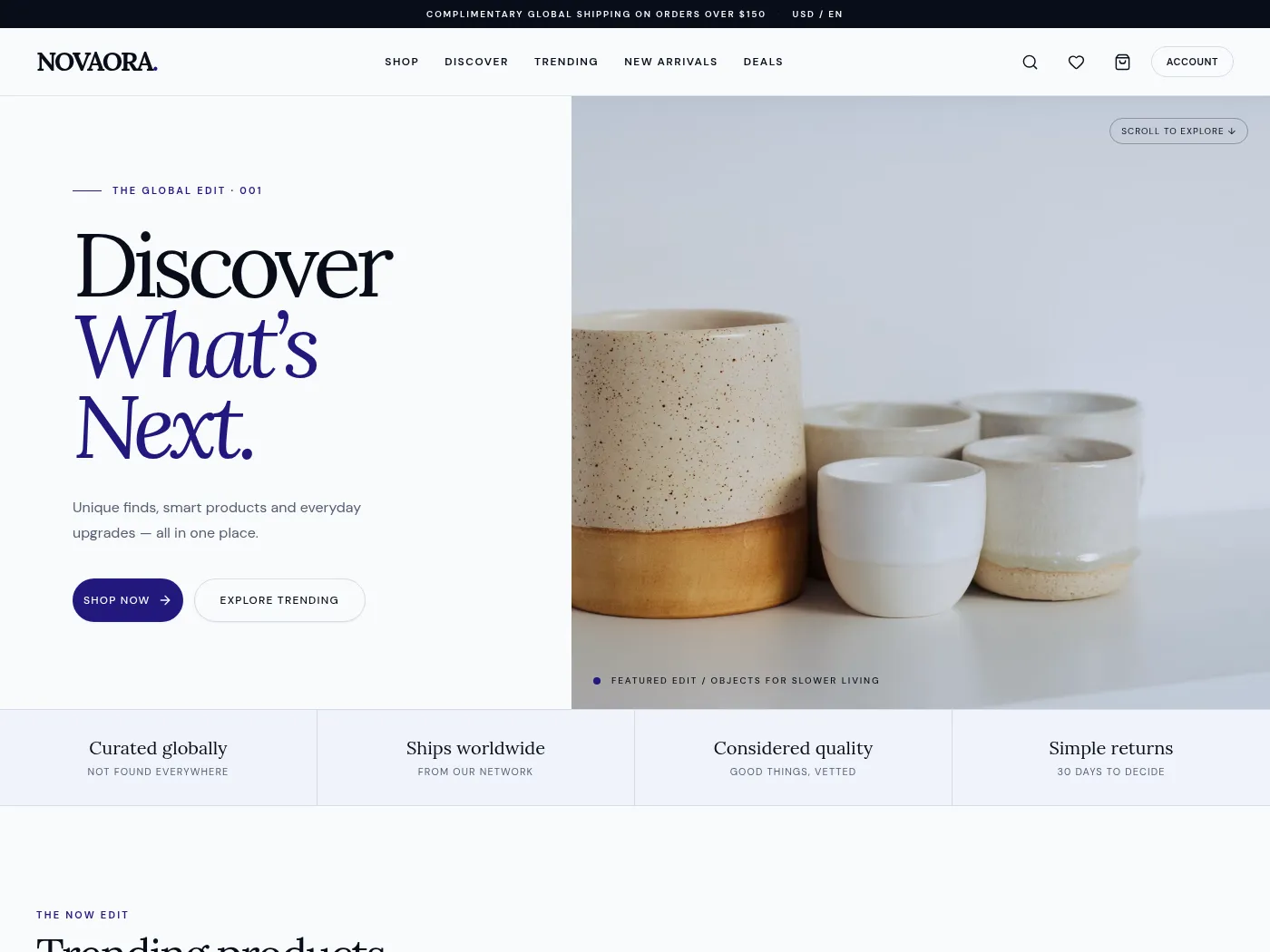 NOVAORA Global E-Commerce