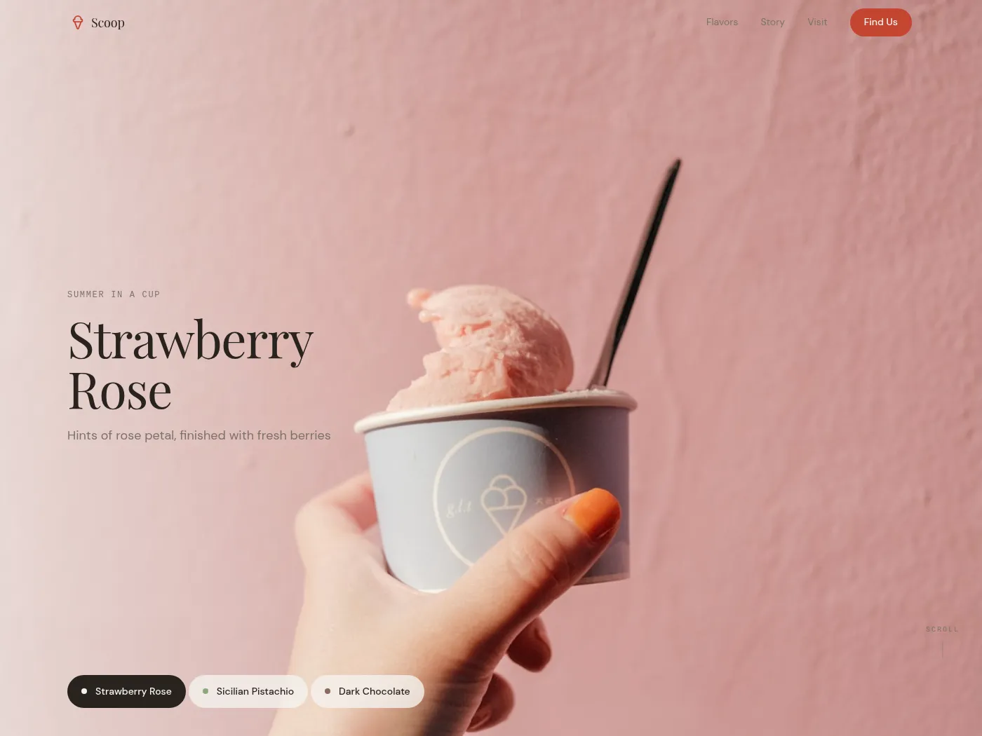 Ice Cream Shop Site