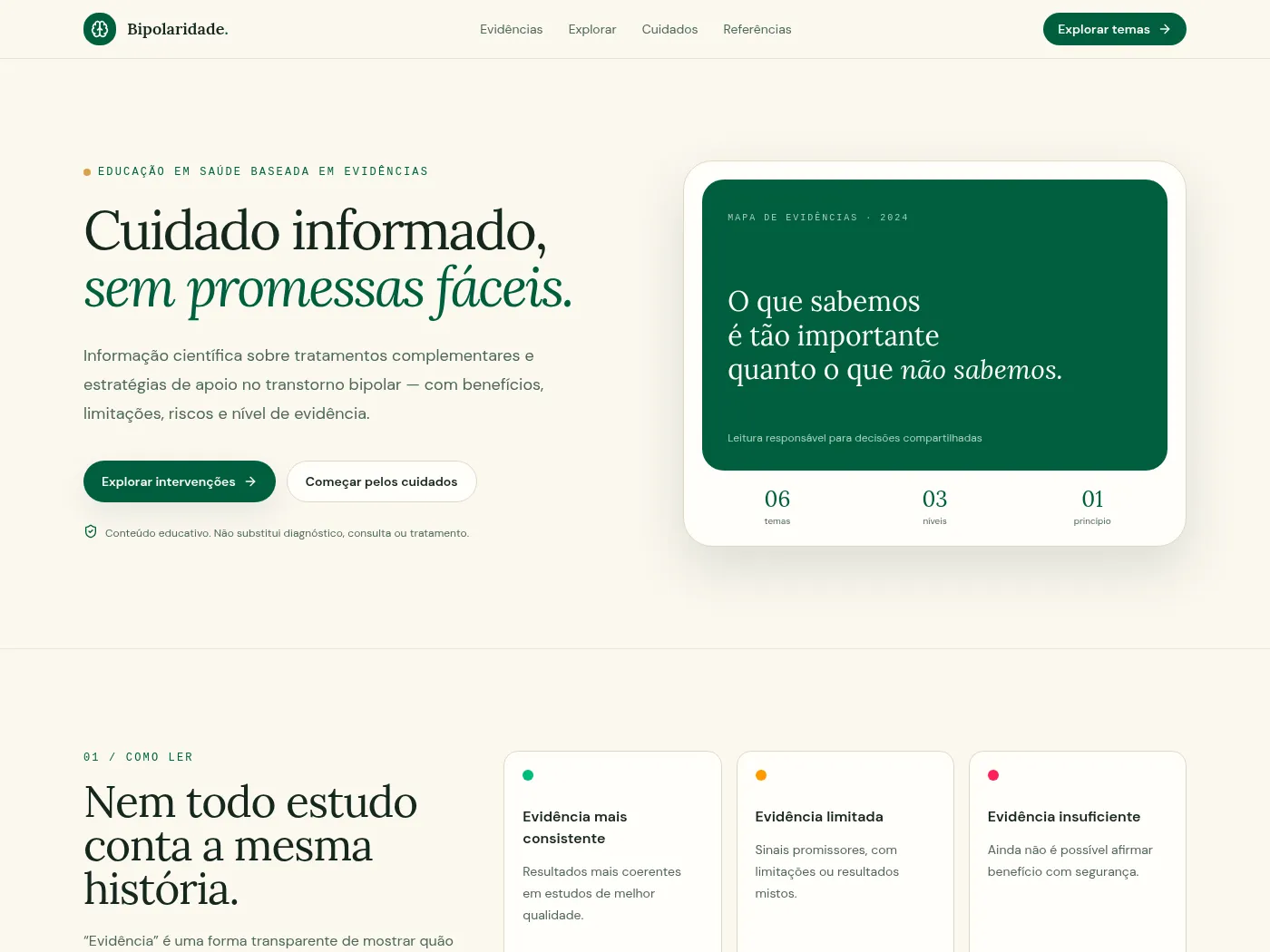 Bipolaridade: Tratamentos Complementares