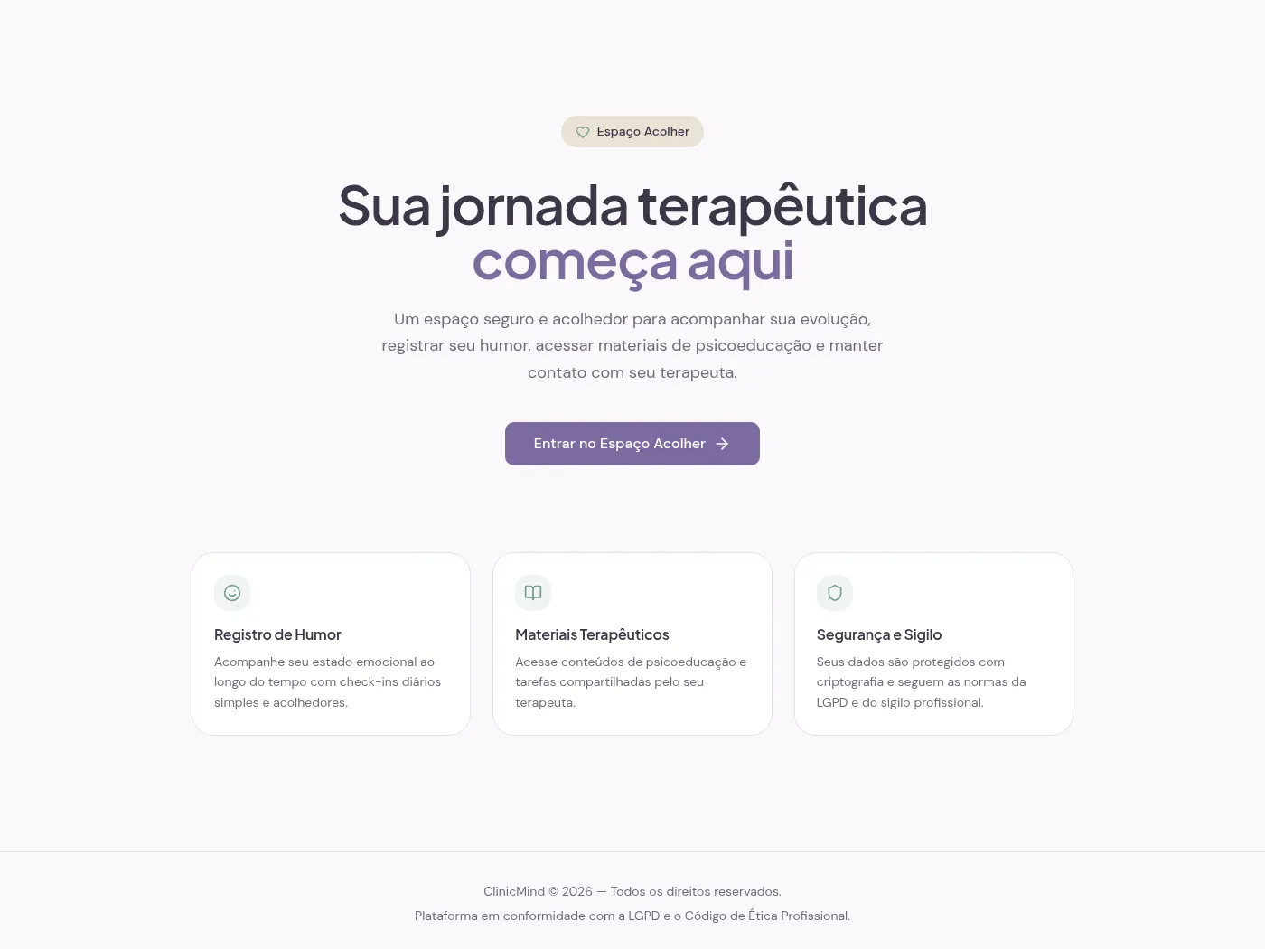 ClinicMind Platform